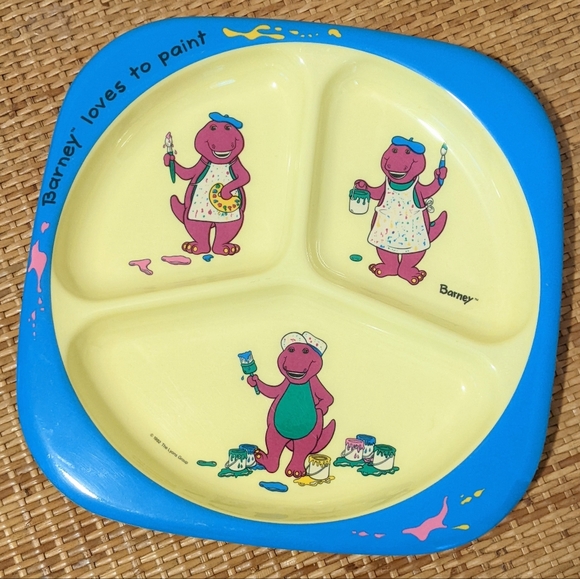 Selandia | Accents | Vtg Barney Resin Plate | Poshmark